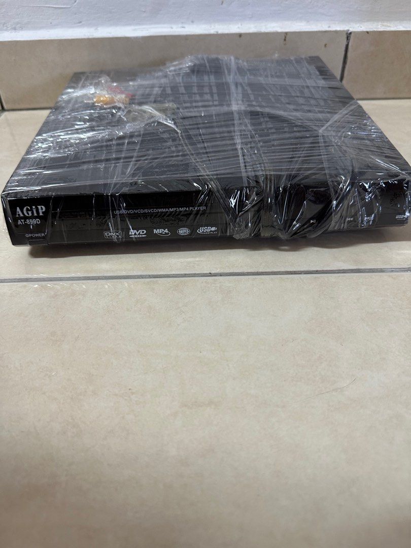 Agip AT-899D dvd/mp4 player, TV & Home Appliances, TV & Entertainment ...