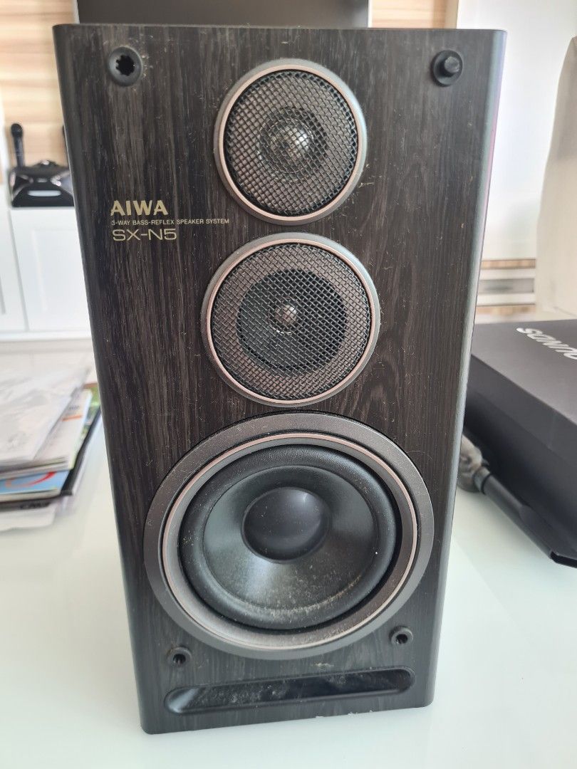 Aiwa SX-N5 3 way bass reflex speaker, Audio, Soundbars, Speakers & Amplifiers on Carousell