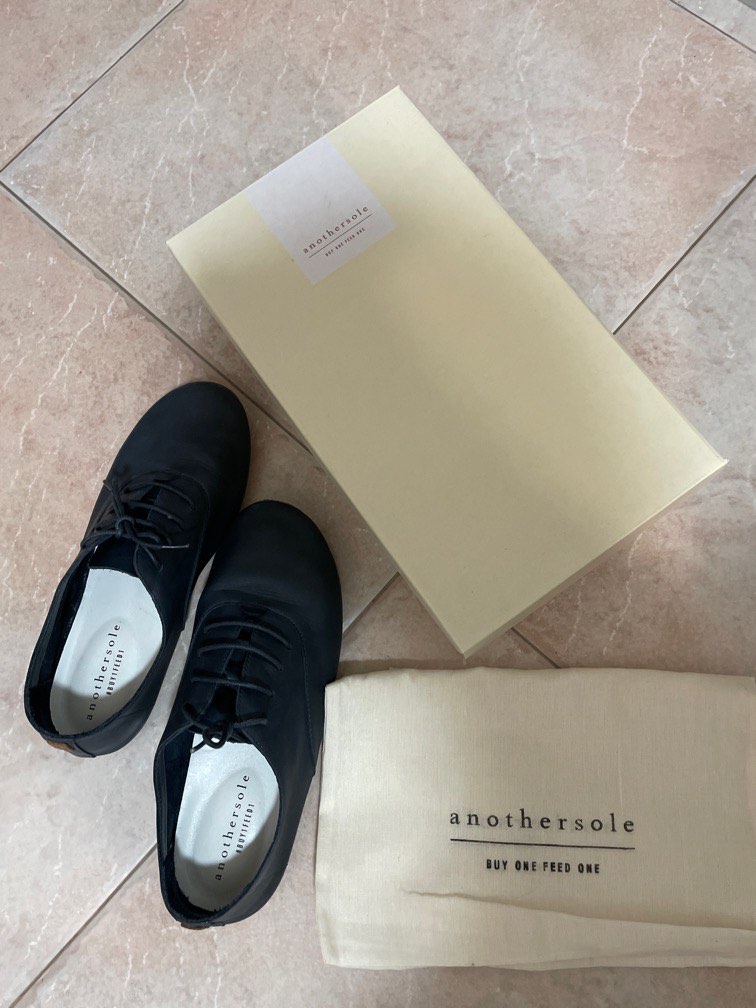 Anothersole Navy, Women's Fashion, Footwear, Flats on Carousell