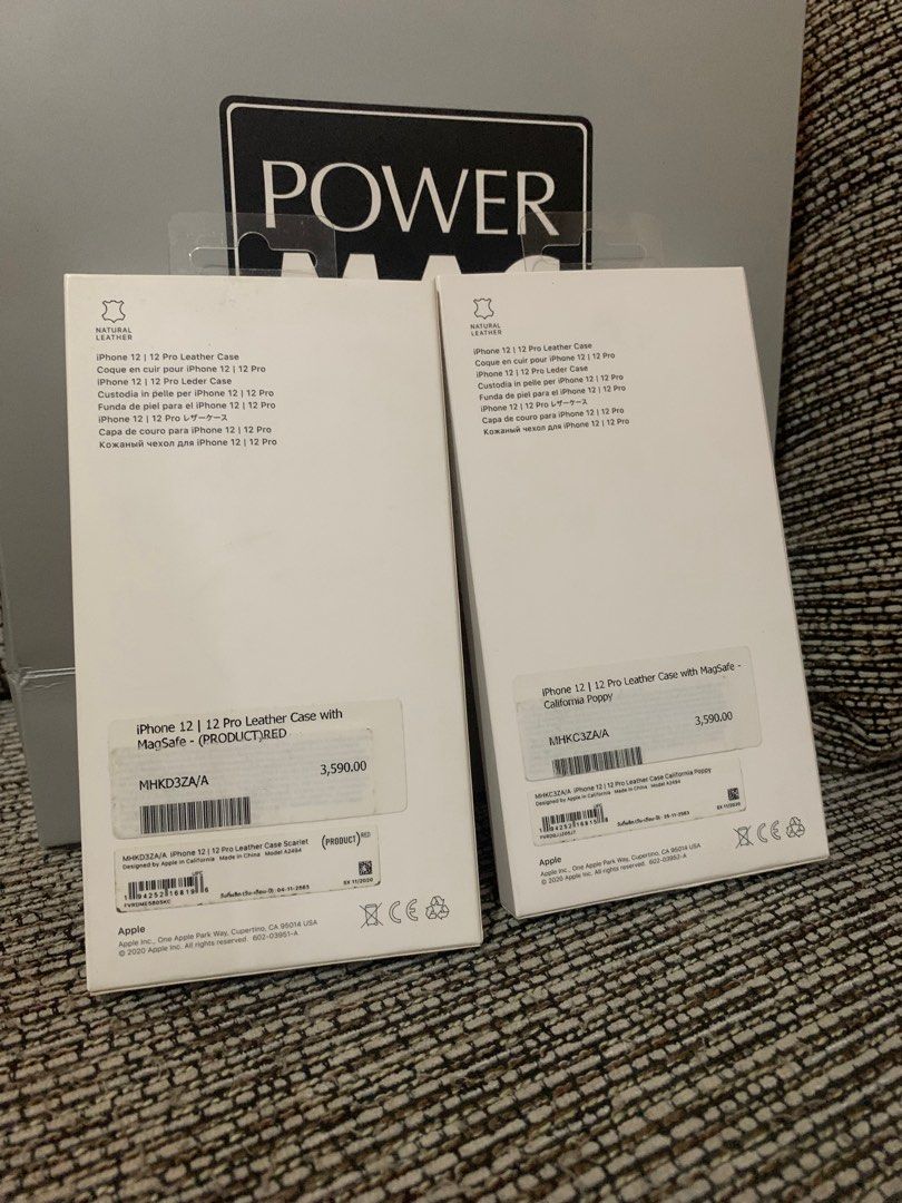 Apple Iphone 12/12 Pro Leather Case with Magsafe - California Poppy, Mobile Phones & Gadgets ...