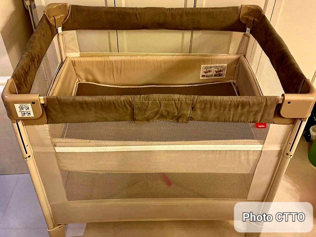 APRICA Baby Crib (Coconel Air Plus), Babies & Kids, Baby Nursery & Kids ...