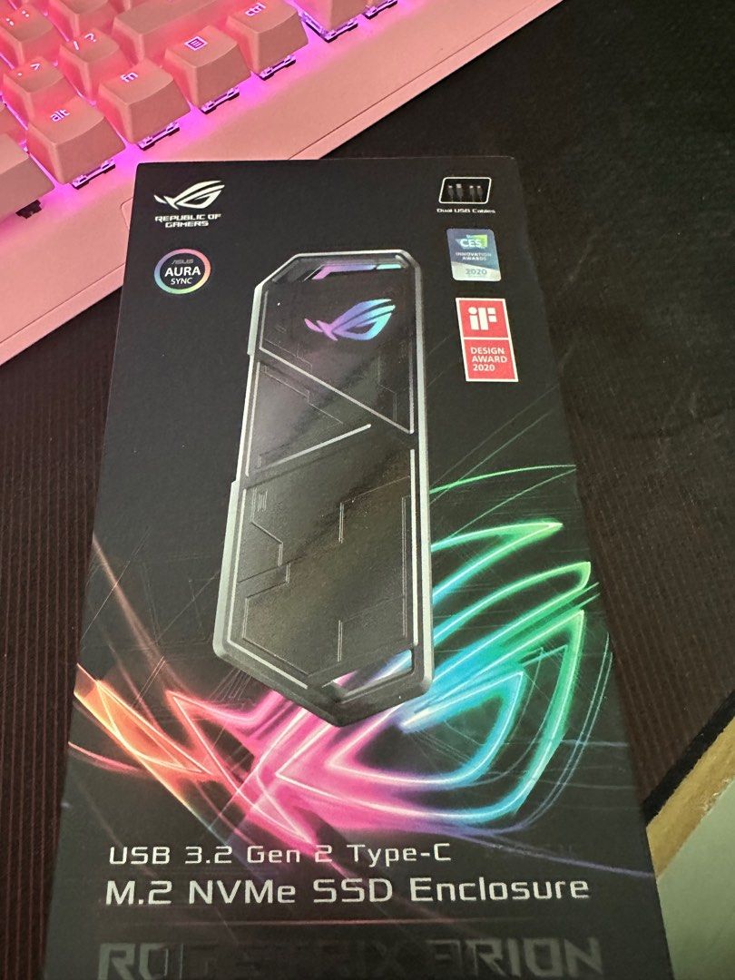 ASUS ROG STRIX Arion Aluminum Alloy M.2 NVMe SSD External Portable ...