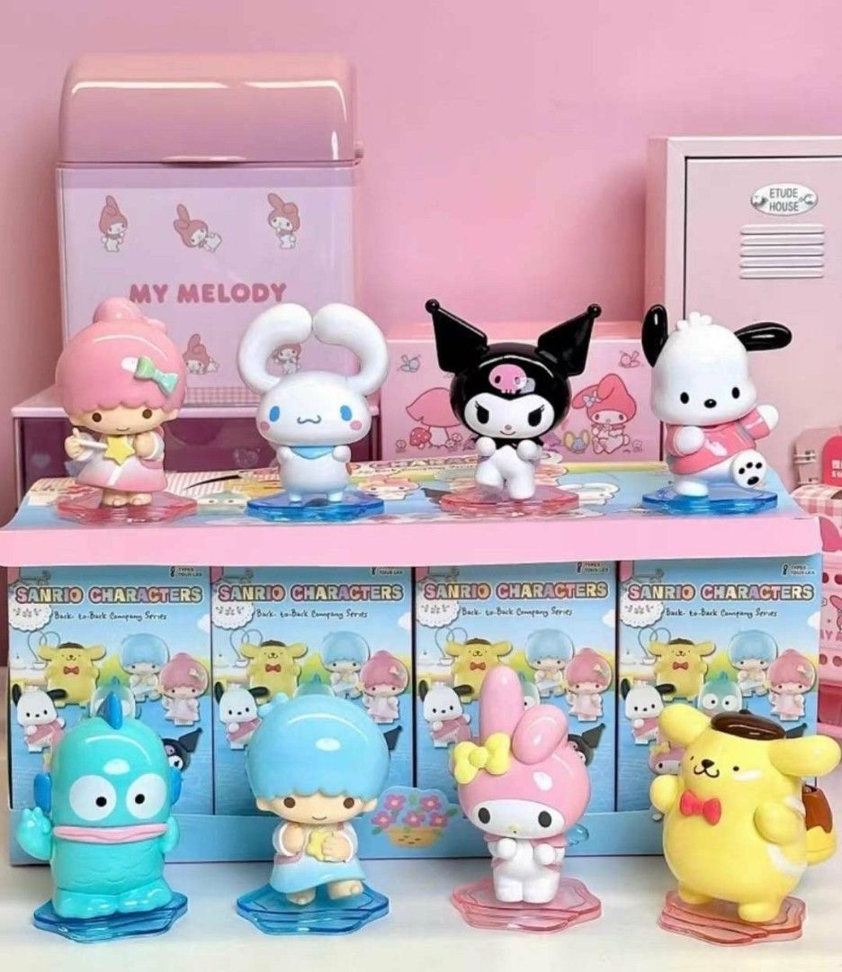 Authentic Sanrio characters back to company Glossy type figure figurine ...
