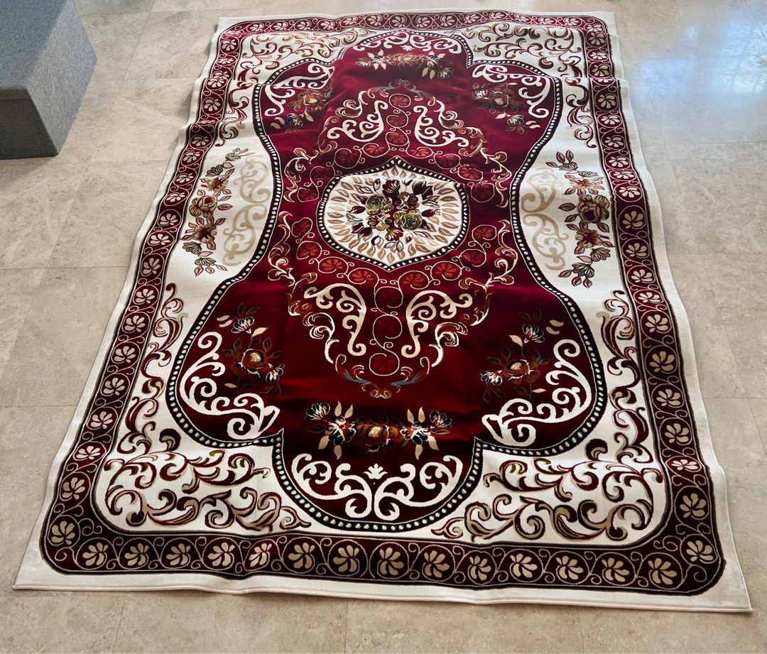 Authentic SILK Turkish Carpet 200 x 300, Furniture & Home Living, Home ...