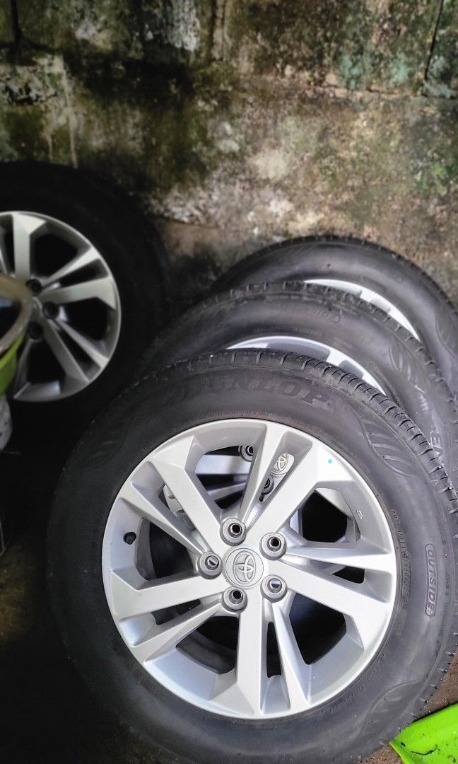 avanza 2023 mags and tires, Car Parts & Accessories, Mags and Tires on ...