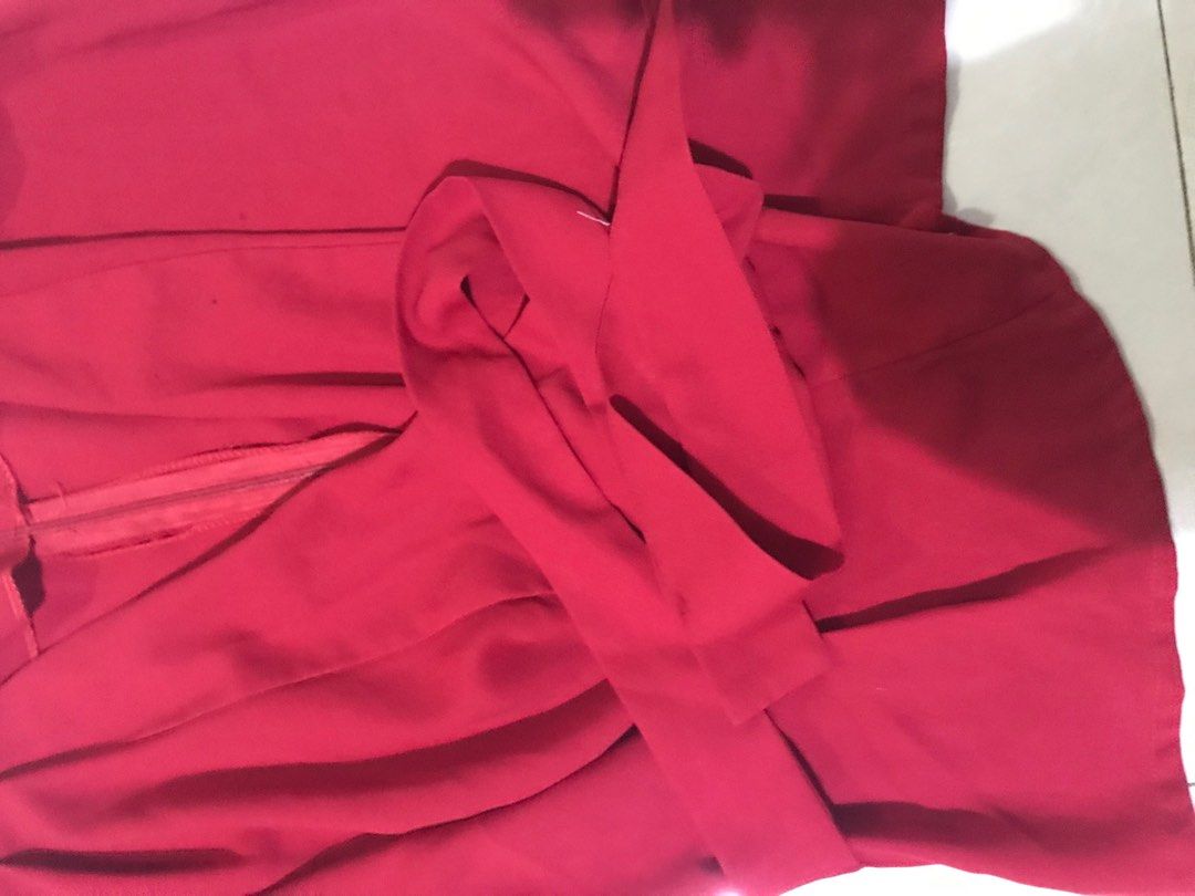 baju atasan top merah red formal casual office kantor perempuan girl ...