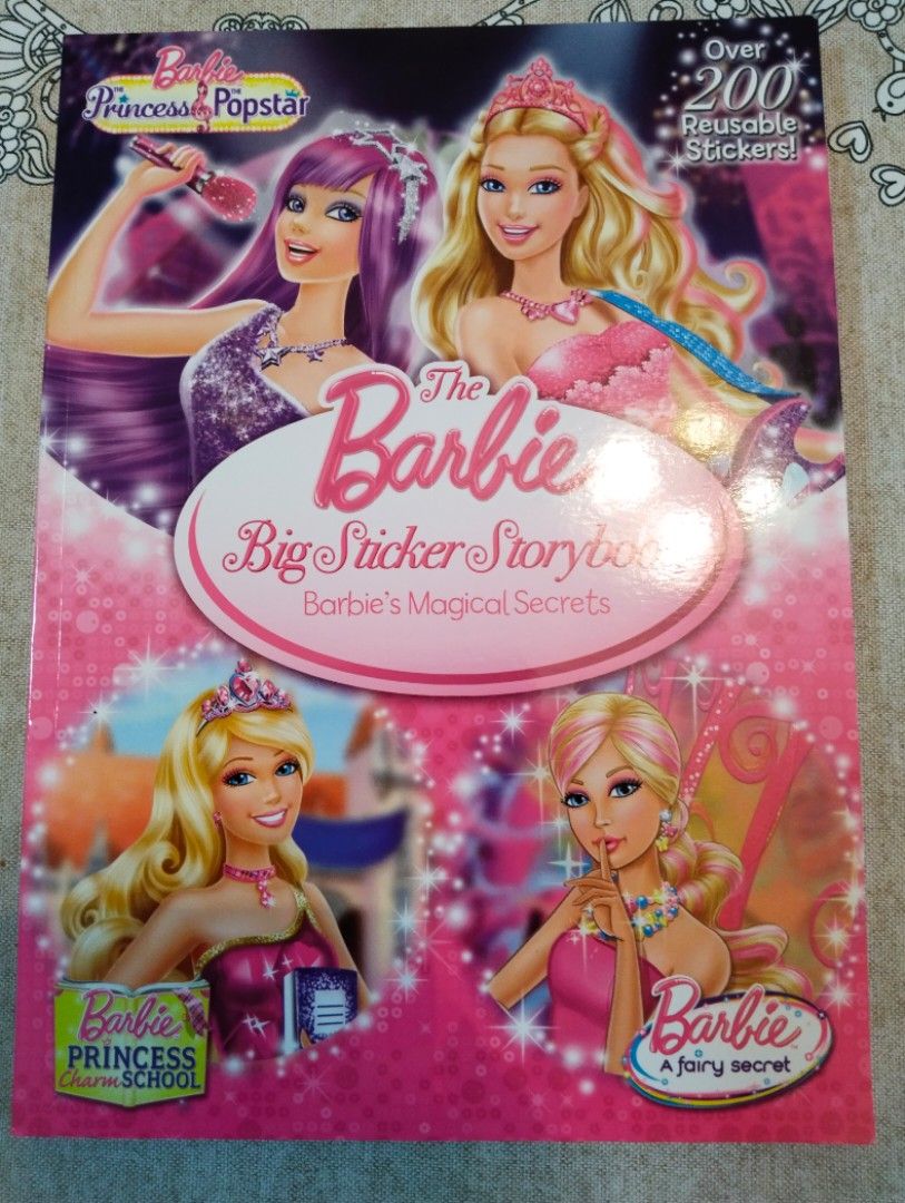 Barbie Big Sticker Storybook, Hobbies & Toys, Books & Magazines ...