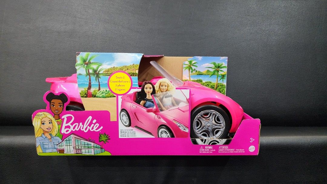 Barbie Pink Car Vehicle, Hobbies & Toys, Toys & Games on Carousell