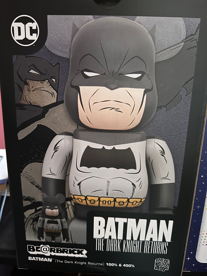 Bearbrick Batman The Dark Knight Returns 400%, Hobbies & Toys, Toys ...