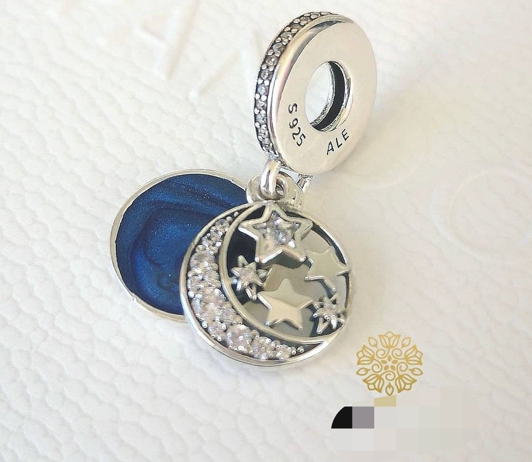 ⭐BIG SALE PANDORA AUTH MOON AND STAR DANGLE CHARM on Carousell