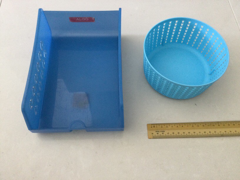 Blue Plastic stock tray and basket, Furniture & Home Living, Home ...