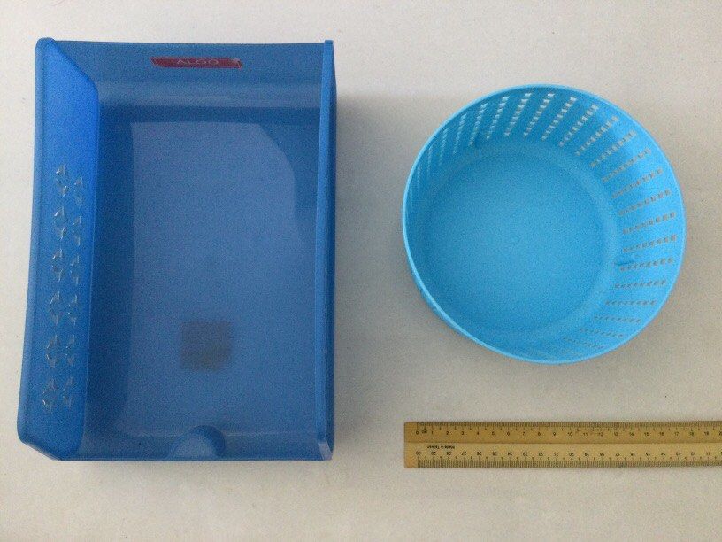 Blue Plastic stock tray and basket, Furniture & Home Living, Home ...