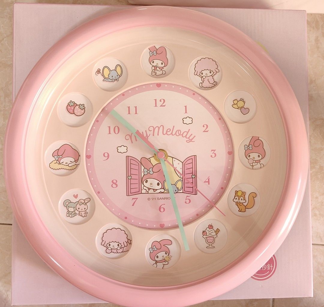 BN Sanrio Melody Wall Clock, Furniture & Home Living, Home Decor ...