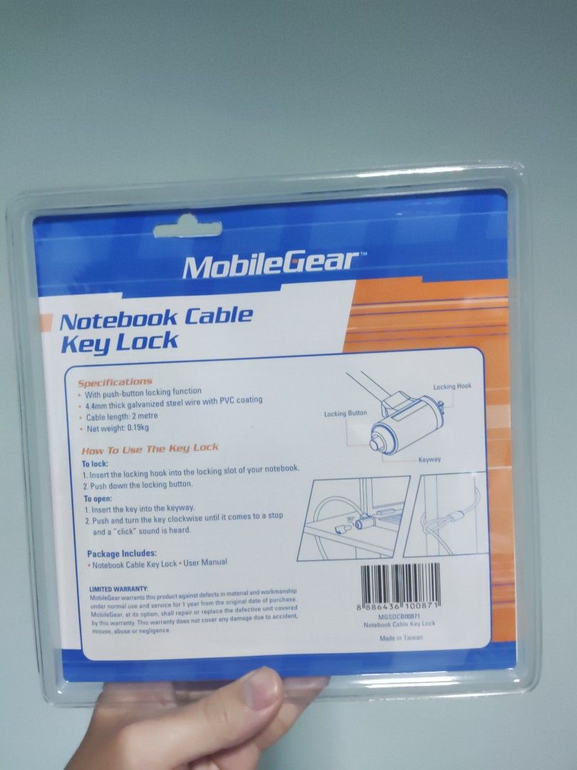 BNIB computer lock, Computers & Tech, Parts & Accessories, Cables ...