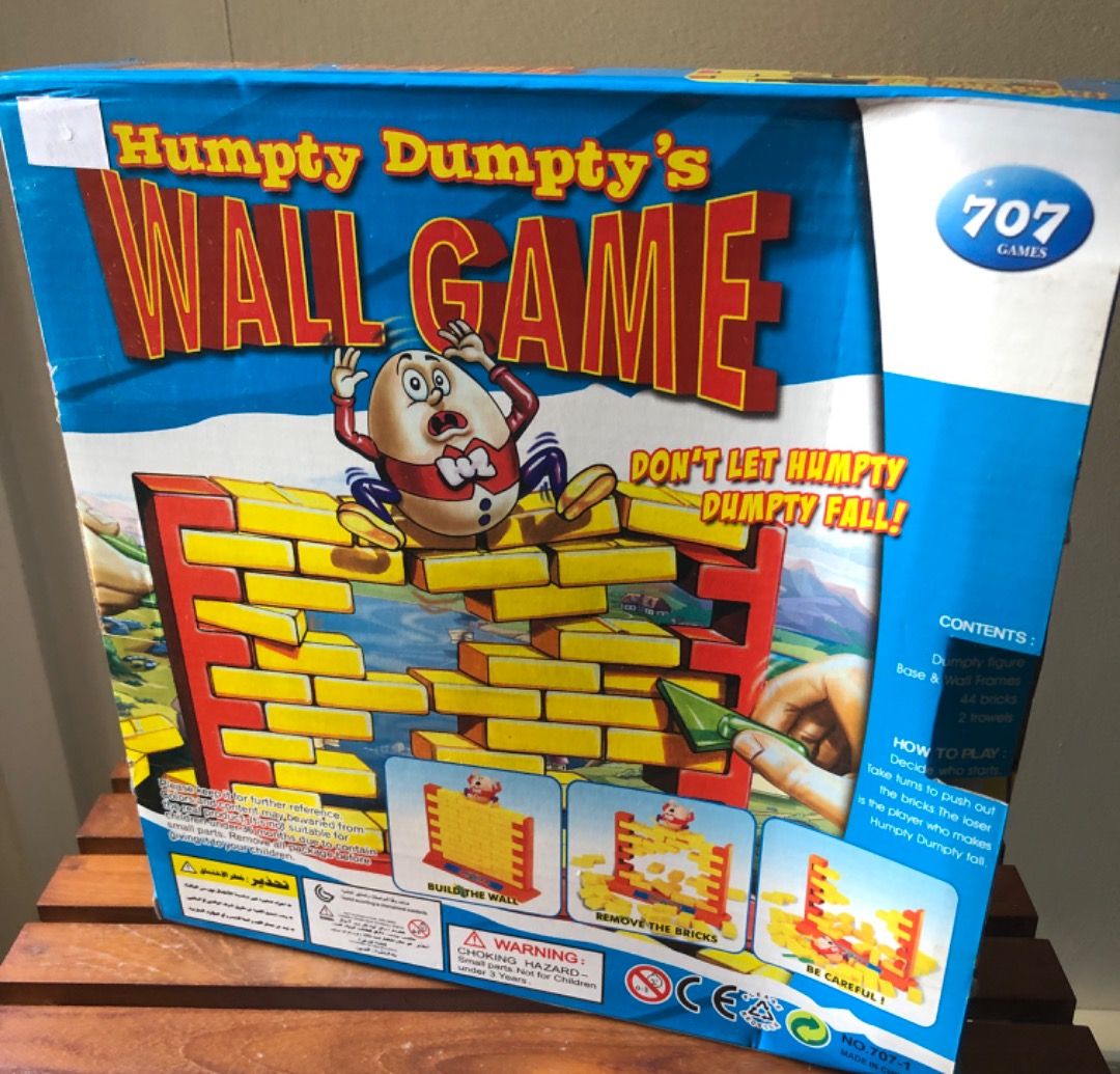 [Brand New] BNIB Family Fun Indoor Game Humpty Dumpty Wall Game ...