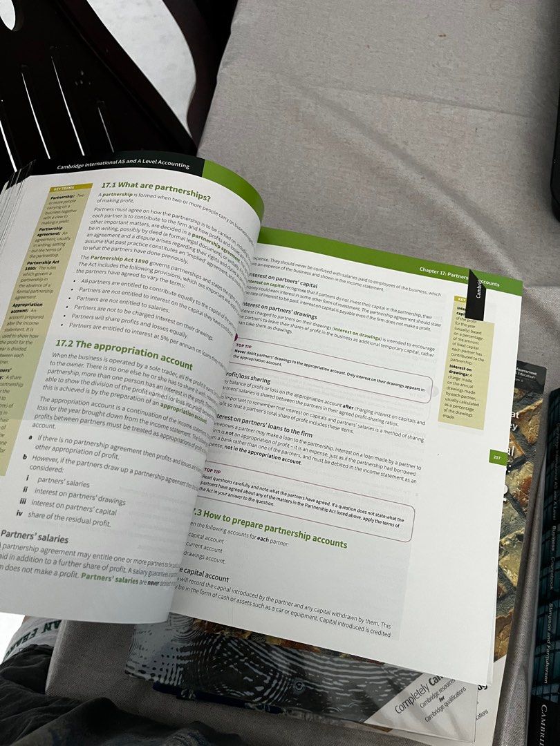 Cambridge AS and A Level Accounting Coursebook, Hobbies & Toys, Books ...