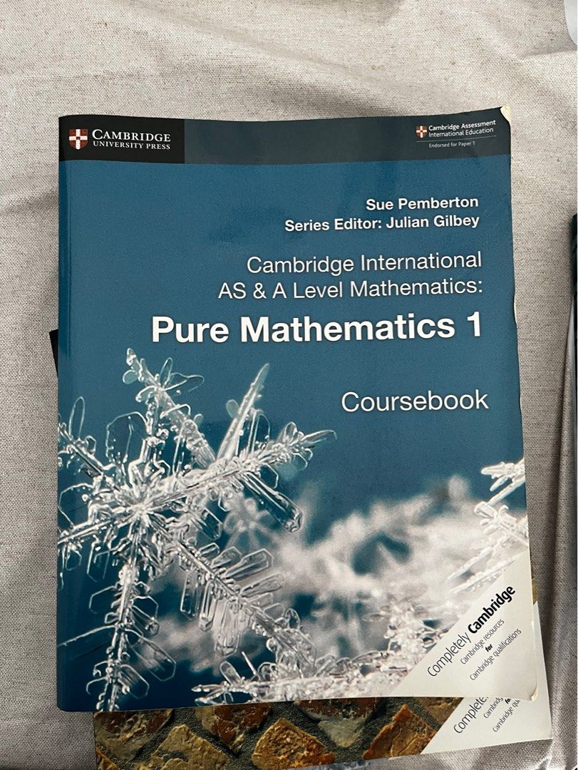 Cambridge AS and A Levels Pure Mathematics 1 Coursebook, Hobbies & Toys, Books & Magazines ...