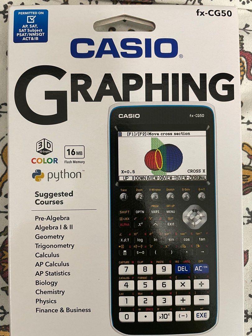 Casio Graphical Calculator FXCG50, Hobbies & Toys, Stationery & Craft ...