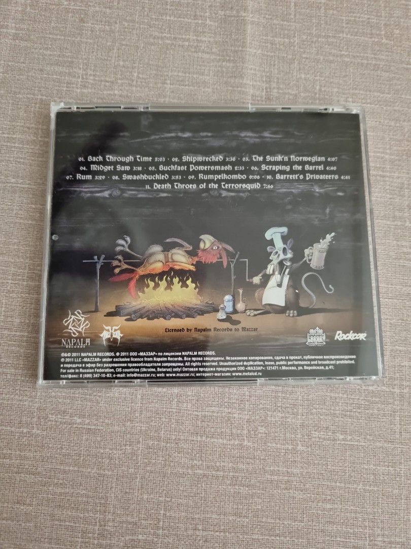 CD Alestorm Back Through Time, Hobbies & Toys, Music & Media, CDs ...
