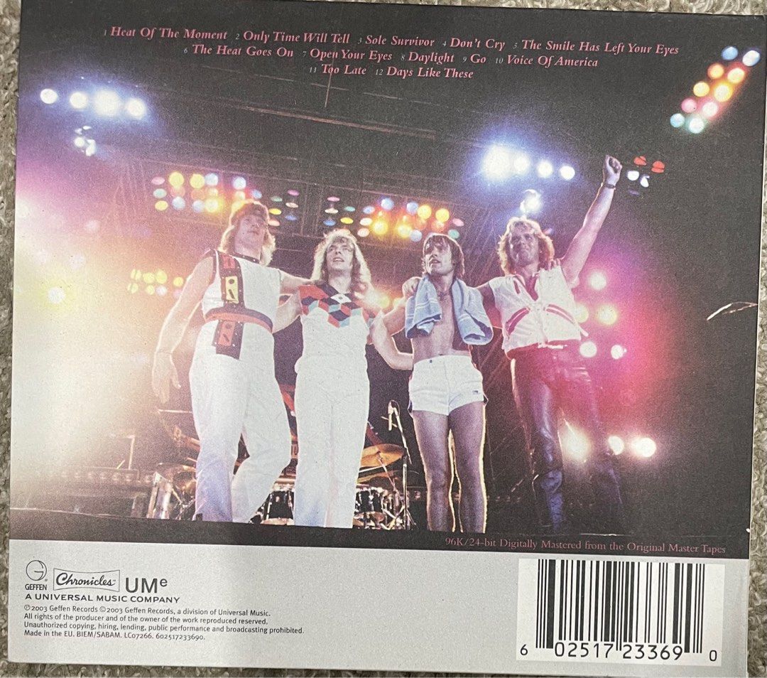 CD: rock, 80’s - The Best of Asia EU Pressing, Hobbies & Toys, Music ...
