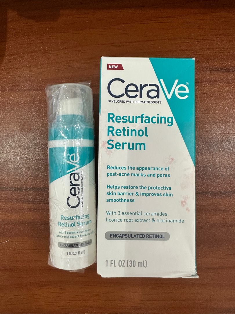 Cerave Resurfacing Retinol Serum, Beauty & Personal Care, Face, Face ...