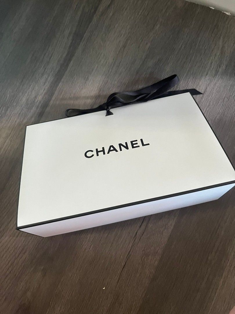 Chanel gift box, Luxury, Bags & Wallets on Carousell