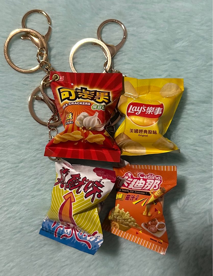 Chips & Crackers Keychain, Hobbies & Toys, Toys & Games on Carousell