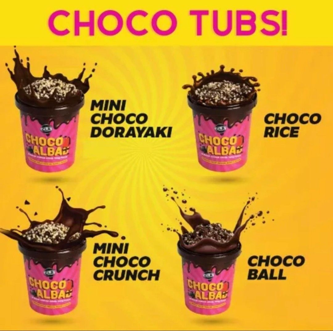 Choco Albab Tub, Food & Drinks, Homemade Bakes on Carousell