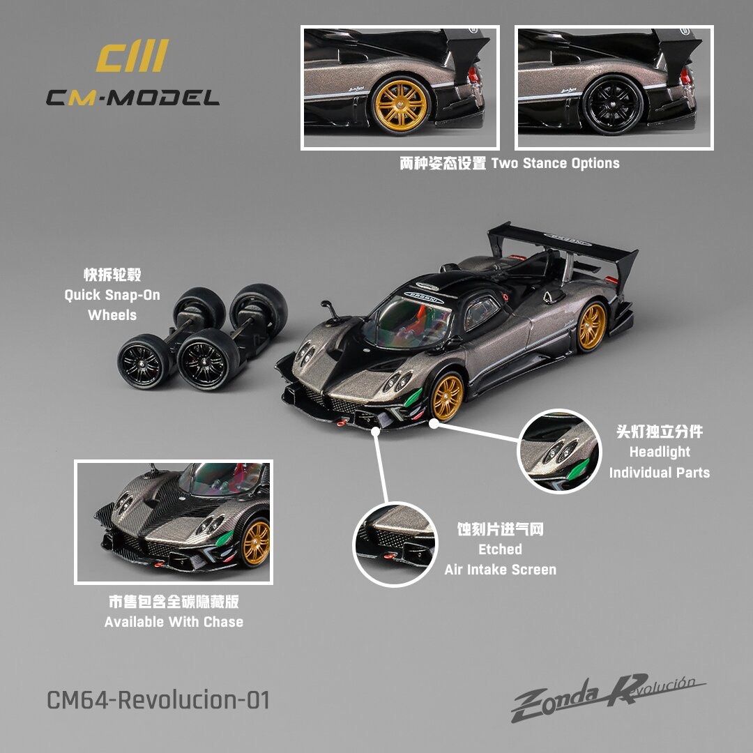CM Model 1/64 Pagani Zonda Revolution, Hobbies & Toys, Toys & Games on ...