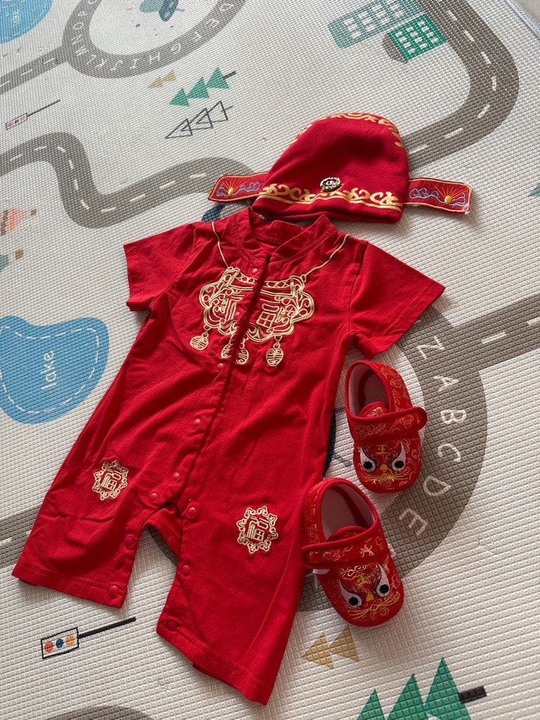 CNY costume, Babies & Kids, Babies & Kids Fashion on Carousell