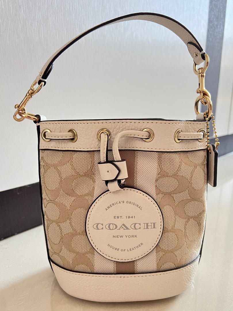 Coach Mini Dempsey Bucket Bag C8322, Women's Fashion, Bags & Wallets ...