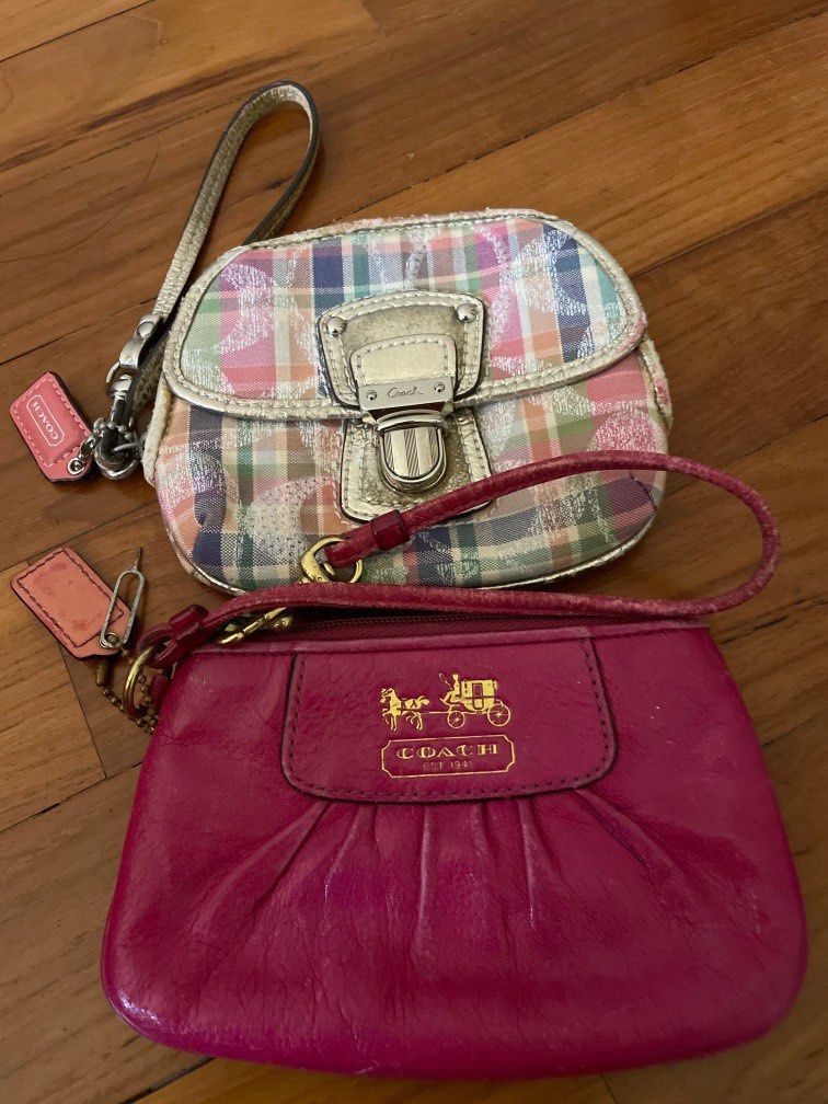 Coach wristlets, Luxury, Bags & Wallets on Carousell