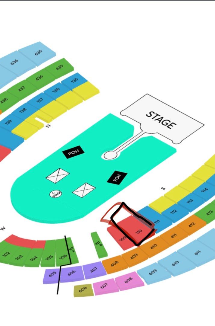 Coldplay 26th Jan Cat 3 Row B, Tickets & Vouchers, Event Tickets on ...