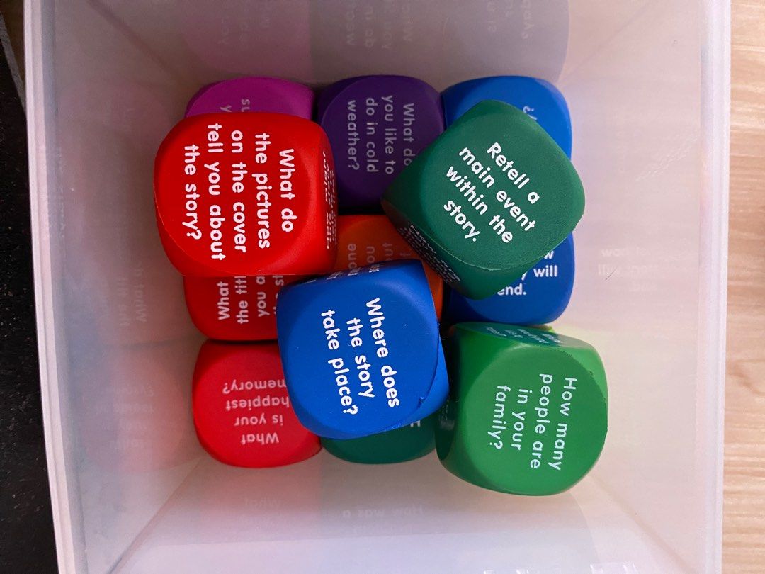 Conversation Cube Starters (Bundle of 3 different sets), Hobbies & Toys ...