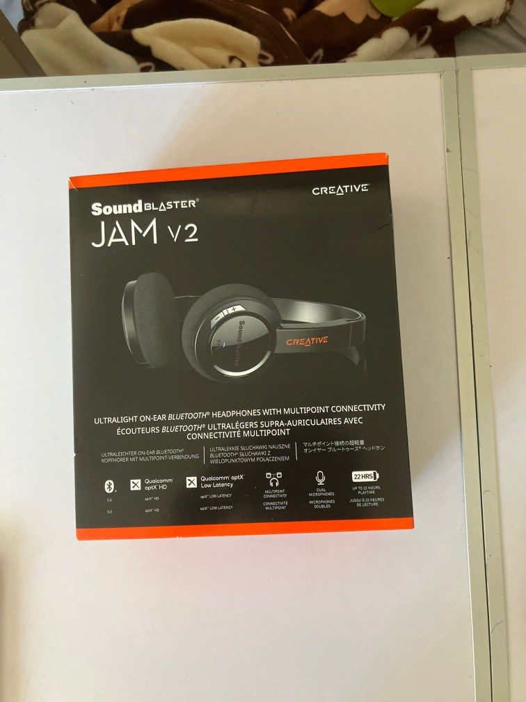 Creative Sound Blaster Jam v2 wireless headphone, Audio, Headphones ...