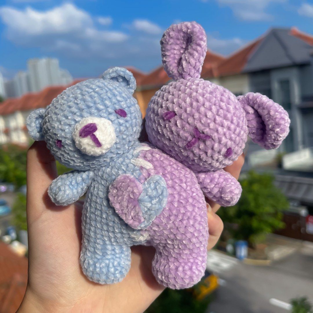 Crochet Double Headed Plushie, Hobbies & Toys, Stationery & Craft ...