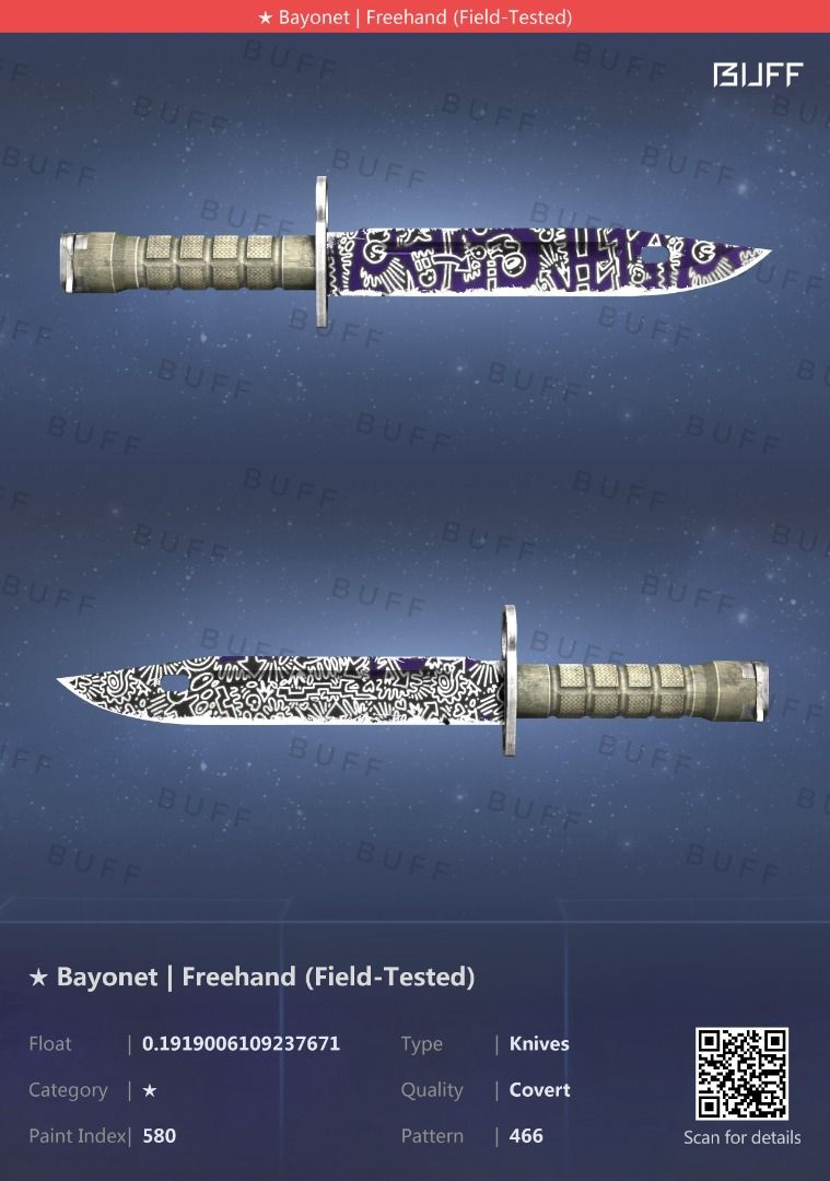CSGO Bayonet Freehand FT, Video Gaming, Gaming Accessories, In-Game ...
