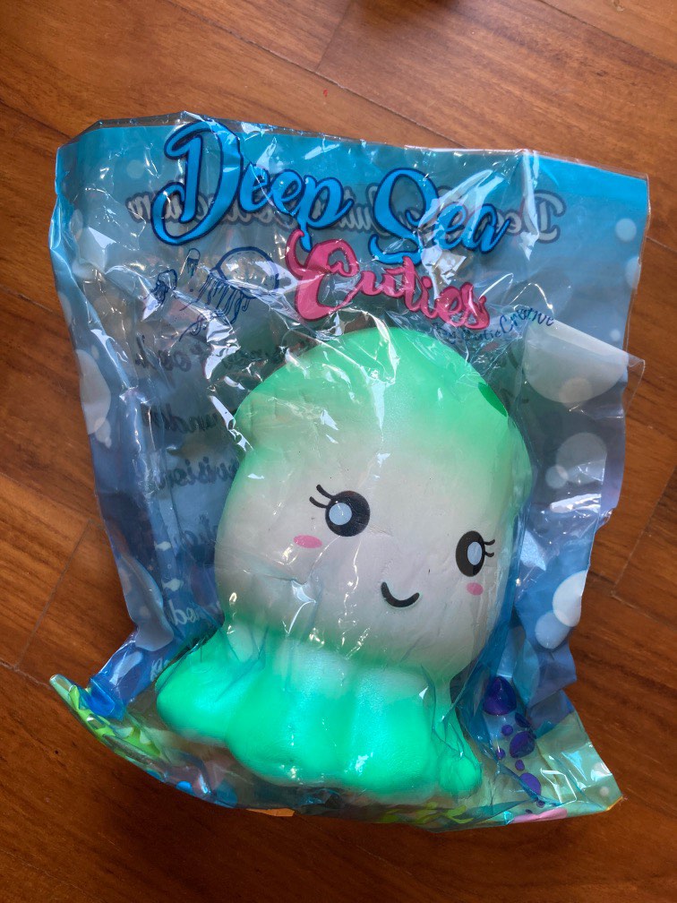CutieCreative Deep Sea Cuties Squid Squishy, Hobbies & Toys, Toys & Games on Carousell
