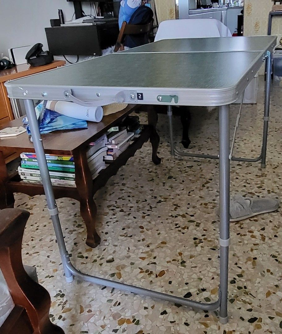 Decathlon Folding Table, Sports Equipment, Hiking & Camping on Carousell