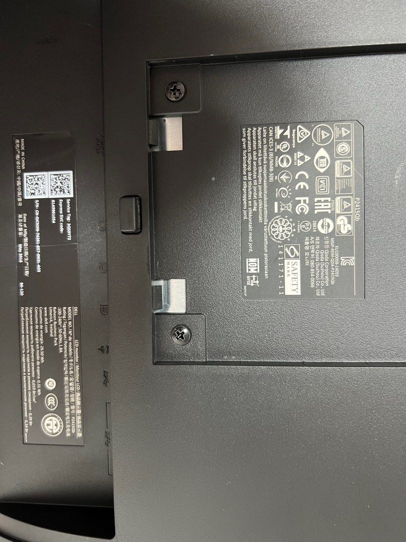 Dell Monitor (P2415qb), Computers & Tech, Parts & Accessories, Monitor ...