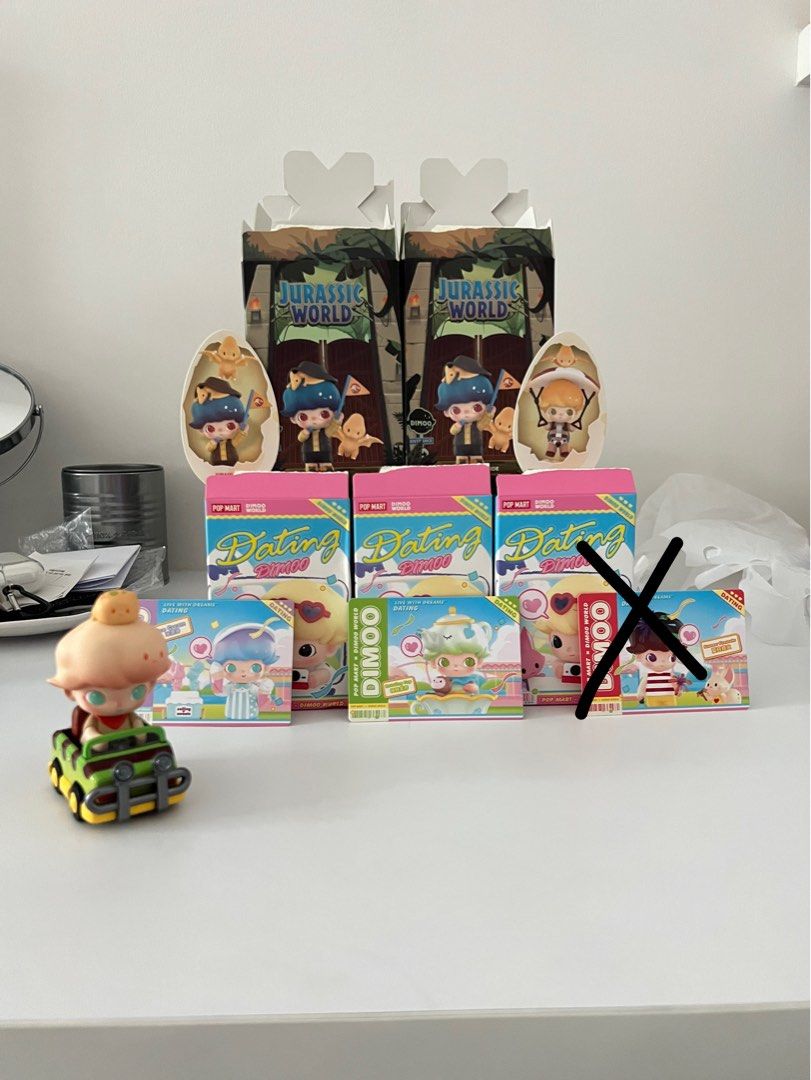 dimoo dating , jurassic world popmart ice cream , jurassic guide ...