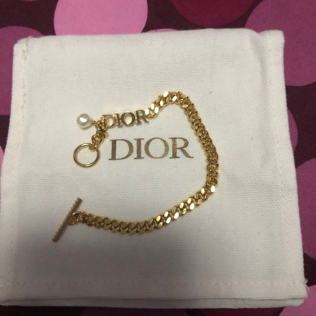 Dior Chain Bracelet, Luxury, Accessories on Carousell