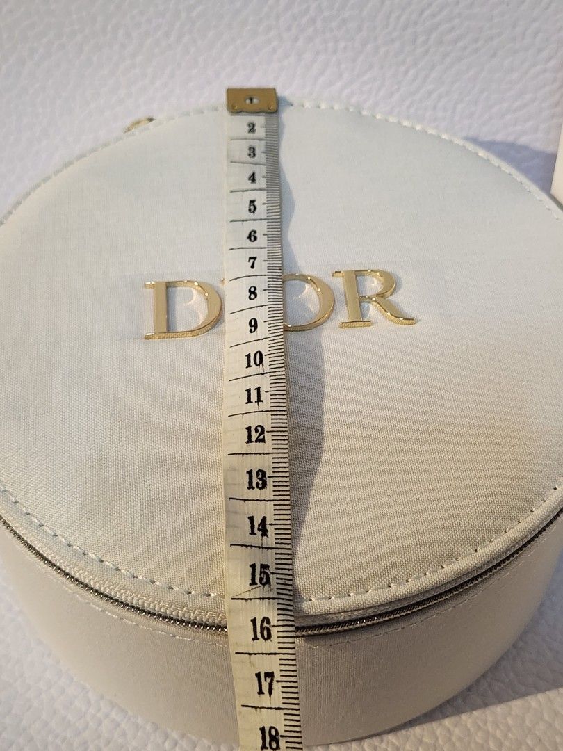 Dior round vanity pouch, Women's Fashion, Jewelry & Organisers ...