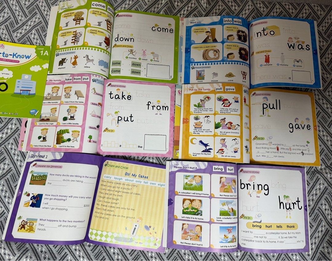 全套 $190，官網原價$699, 官網會員價$435。幼兒英語英文學習，幼稚園小學英語英文。Sight Word, 常見字,常用字 ...