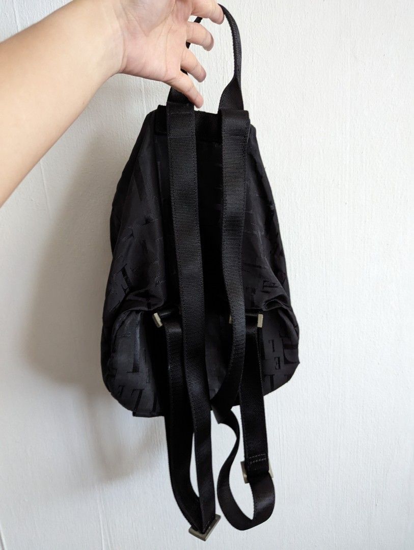 ELLE Black Bagpack, Women's Fashion, Bags & Wallets, Backpacks on Carousell
