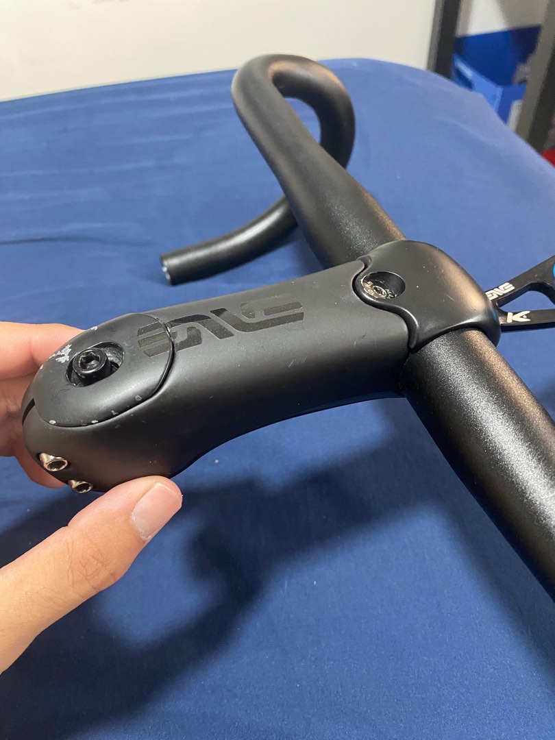 Enve Aero Stem and Uno Bar, Sports Equipment, Bicycles & Parts, Parts ...