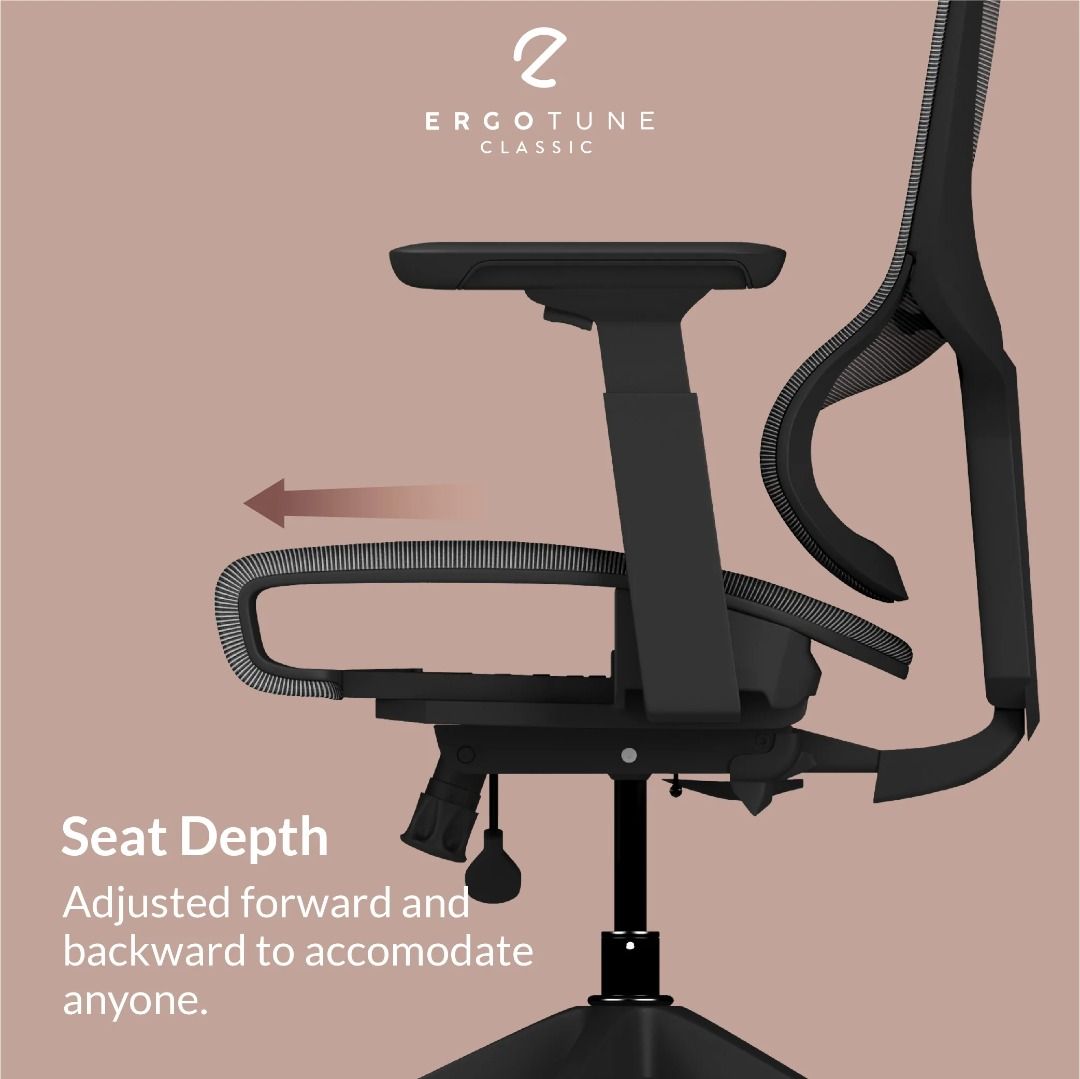 ErgoTune Classic V2 Ergonomic Chair (Seatbase ONLY), Furniture & Home ...