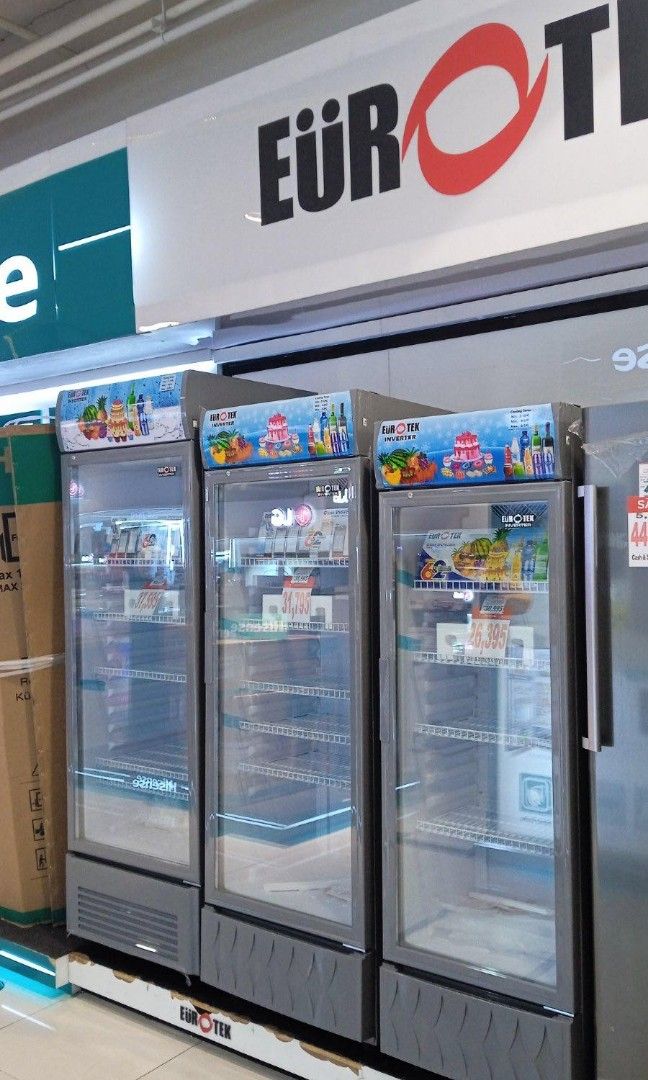 EUROTEK UPRIGHT INVERTER CHILLER, TV & Home Appliances, Kitchen ...