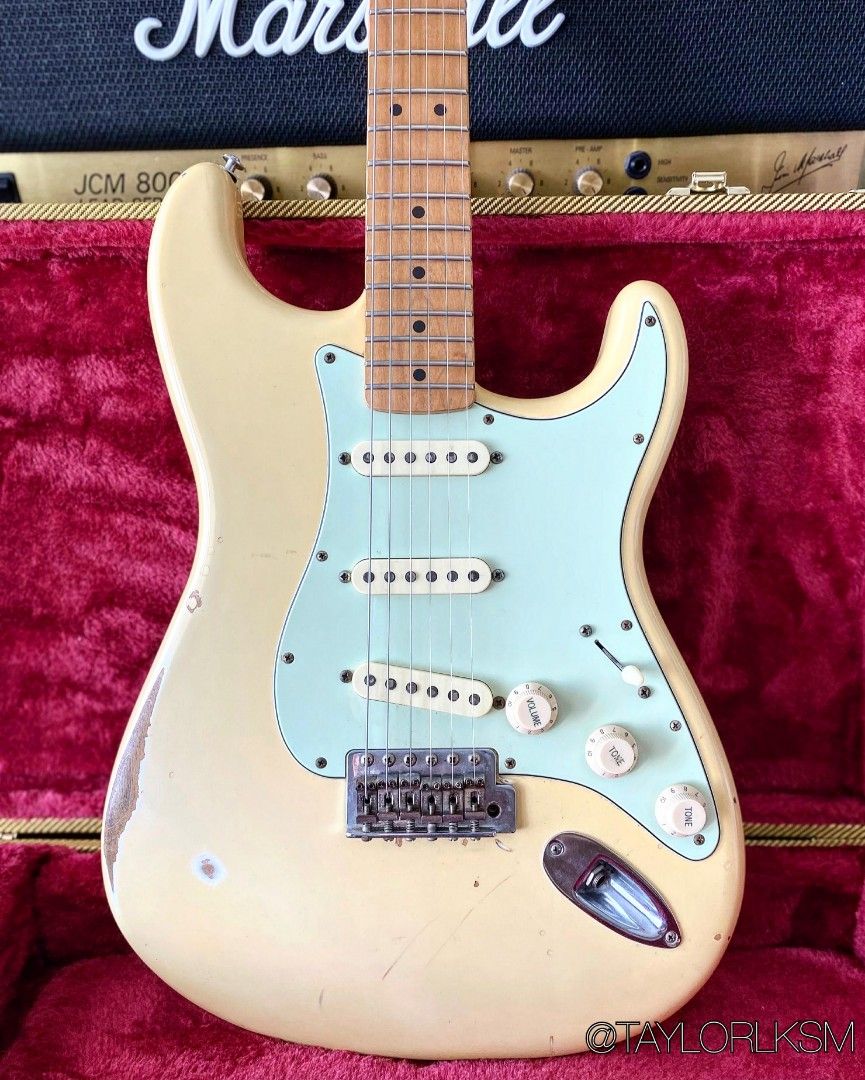 Fender Limited Edition Road Worn Player 50s Stratocaster - Custom Shop pickups, Nitro Olympic ...