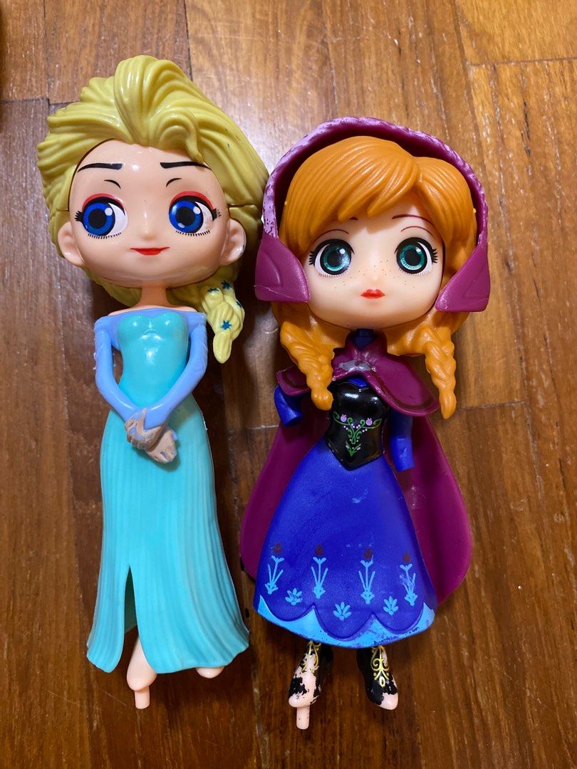 Frozen Elsa and Anna cake topper figurines, Hobbies & Toys, Toys ...
